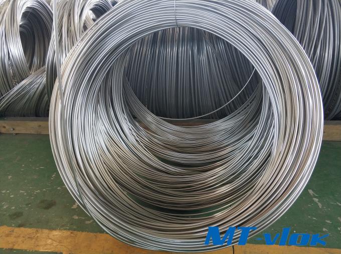 ASTM B704 UNS N06625 Nickel Alloy Welded Coiled Tubing For Control Line